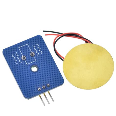 Diy Kit 3 3v 5v Ceramic Piezo Vibration Sensor Module Analog Controller Electronic Components