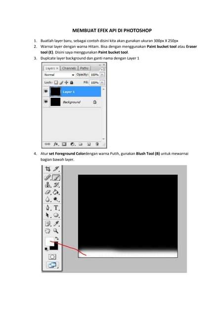 Membuat Efek Api Di Photoshop Docx