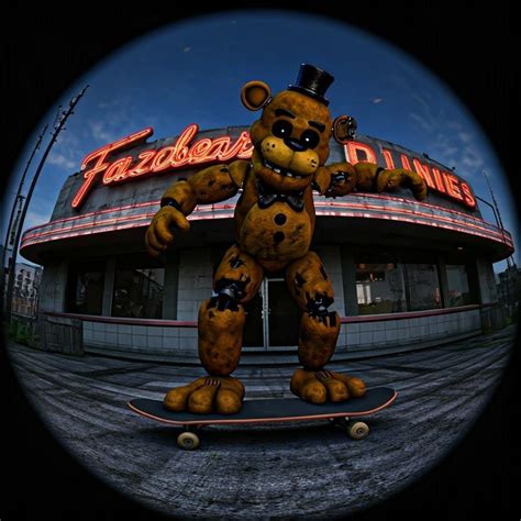 Freddy Flips Freddys Gritty Skateboard Stunt In A Hauntin