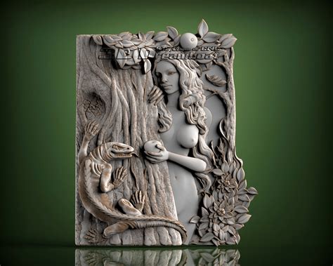 Eve Naked D STL Model For CNC Router Artcam Vetric Engraver Relief Carving Cut D
