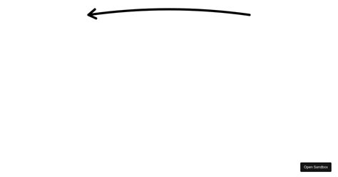 React Curved Arrow Examples Codesandbox