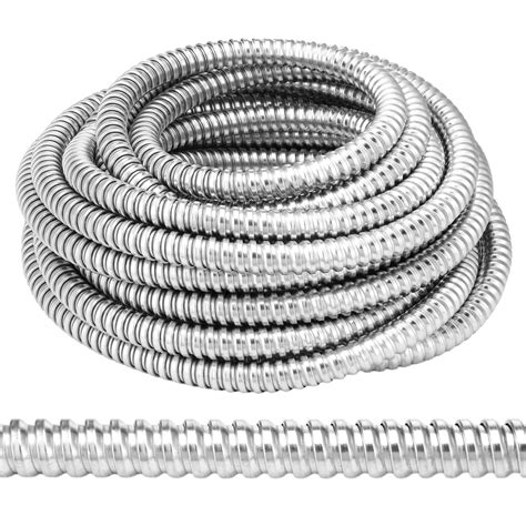 1 2 Inch Metal Flexible Conduit 50 Ft Reduced Wall Desertcart India