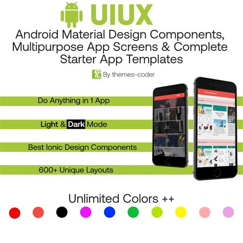 Themes Coder This Exquisite Uiux Material Design App