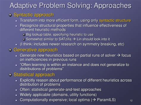Ppt Adaptive Problem Solving For Large Scale Scheduling Problems A