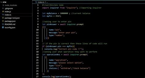Bushra Sabir On Linkedin This Atm System Is A Simple Self Contained Application Built Using
