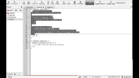 Meteorjs Chat Tutorial Part 3 Default Application Structure Youtube