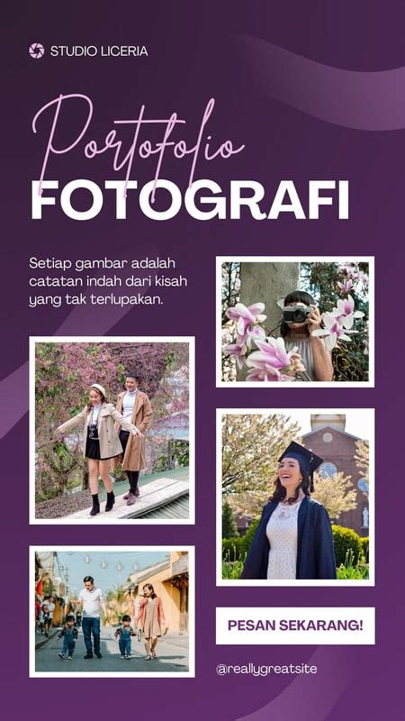 Gratis Desain Contoh Fotografi Canva