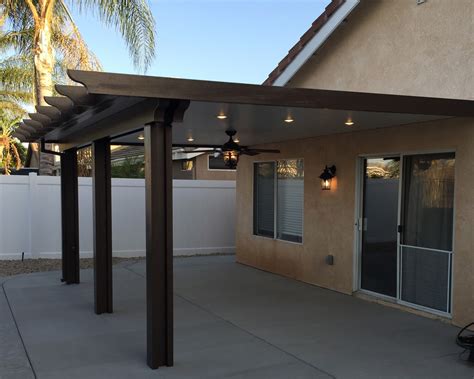 Diy Alumawood Patio Cover Kits Solid Attached Patio Covers Covered