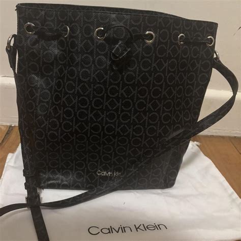 Calvin Klein Bucket Bag Hardly Used Free Shipping Depop