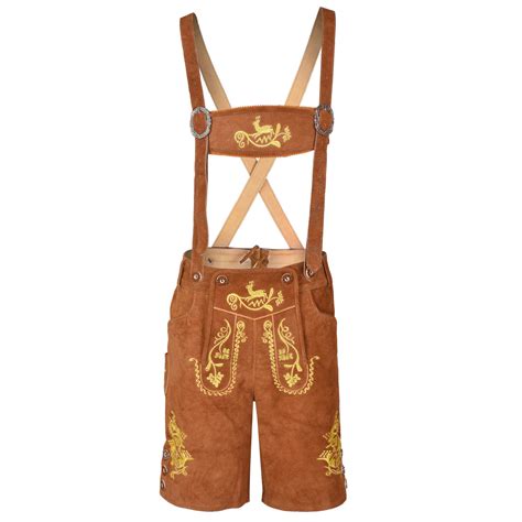 Best Brown Authentic Lederhosen With Matching Suspenders Lederhosen