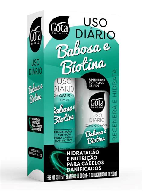 Kit Gota Dourshcond Babosa Bioti 300ml Ferreira Parnamirimcajazeiras