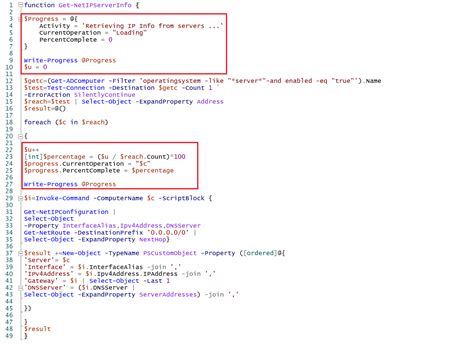 PowerShell Implementing A Progress Bar With Write Progress SID