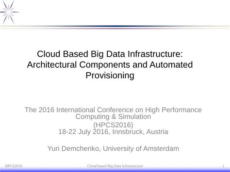 pdf cloud based big data infrastructure architectural · data