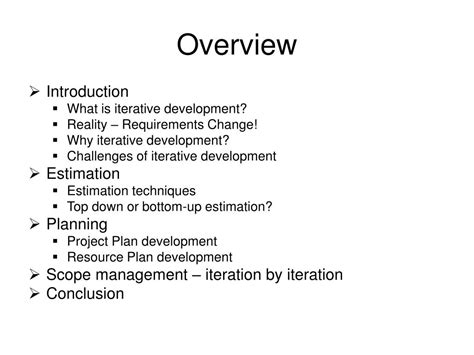 PPT Planning Iterative Software Development Projects PowerPoint Presentation ID