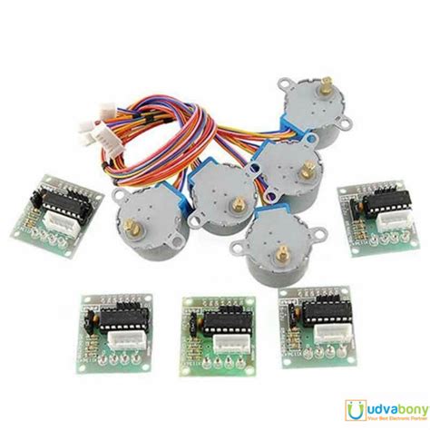 ULN Motor Driver With V Stepper Motor DC V BYJ Phase Wires With ULN Driver