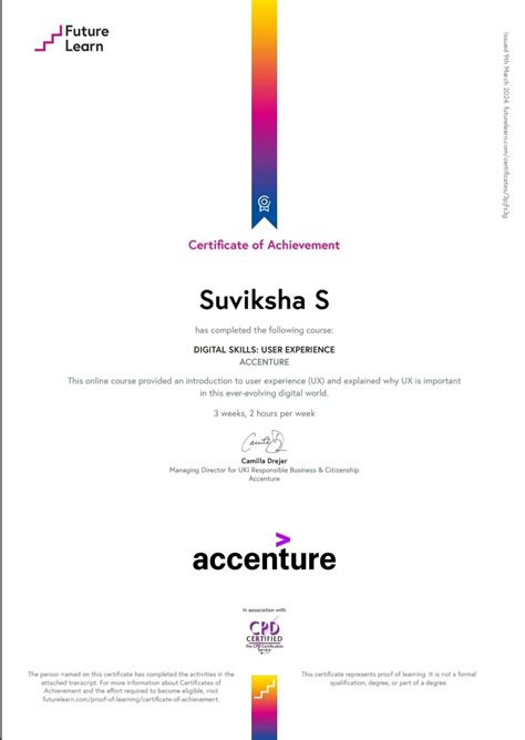 Suviksha S On Linkedin Uxdesign Accenture Userexperiencedesigner