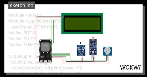 3 Sensores Wokwi Esp32 Stm32 Arduino Simulator