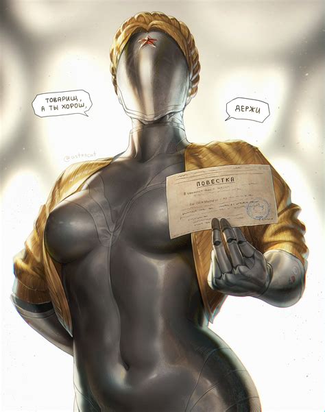 Rule 34 1girls 2023 Arm Behind Back Astrocat Athletic Atomic Heart Blonde Hair Braided Hair