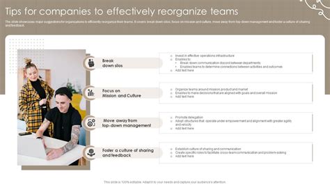 Tips For Companies To Effectively Reorganize Teams PPT Sample