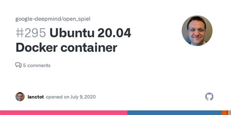 Ubuntu Docker Container Issue Google Deepmind Open Spiel GitHub