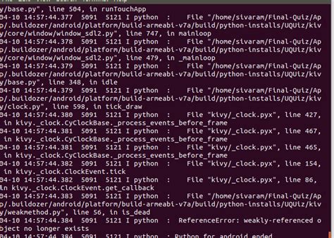 Python Kivy And Kivmob Reference Error Weekly Reference Error No