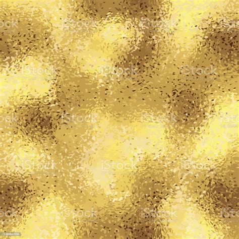 Gold Foil Leaf Texture Background Vector Illustration Stock Illustration Download Image Now