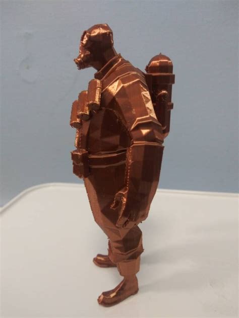 The Pyro Team Fortress 2 Tf2 3d Printed Model Copper Etsy