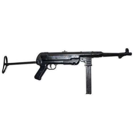 Non Firing Mp40 Replica Rifle German Wwii Submachine Gun · Western