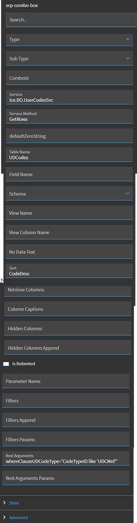 Ud Field Combo Box Clear Entry Kinetic Erp Epicor User Help Forum