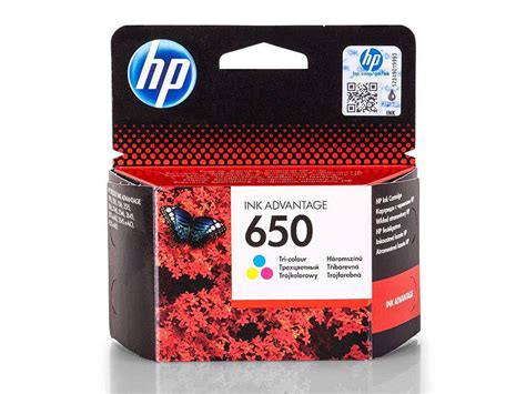 hp Original Tintenpatrone CZ101AE (No.650), black