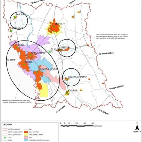 Road Network In U P Sub Region C Development As Per The Ncr Plan As Download Scientific