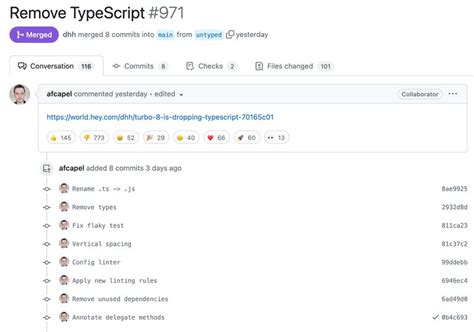 Fabian D On Linkedin Now That Some Popular Libraries Have Opted To Remove Typescript There