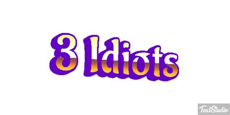 3 Idiots Movie Animated GIF Logo Designs