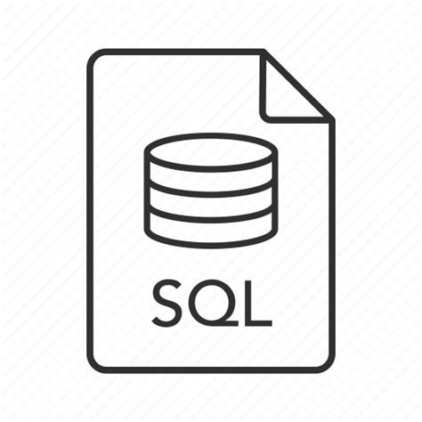 Sql Sql Document Sql File Sql File Icon Sql Icon Structured Query Language Structured