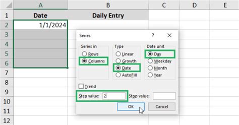 How To Insert Dates In Excel Automatically Easily Spreadsheeto