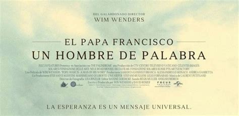 ‘El Papa Francisco: Un hombre de palabra’. Triunfa Wim Wenders en el documental