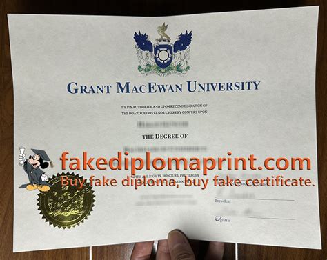 How Much Does To Buy A Fake Grant Macewan University Degree