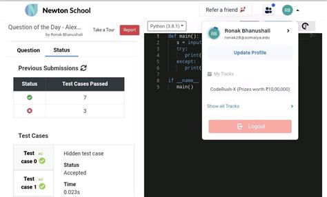Ronak A Bhanushali On Linkedin Python Day14 30daysofcode