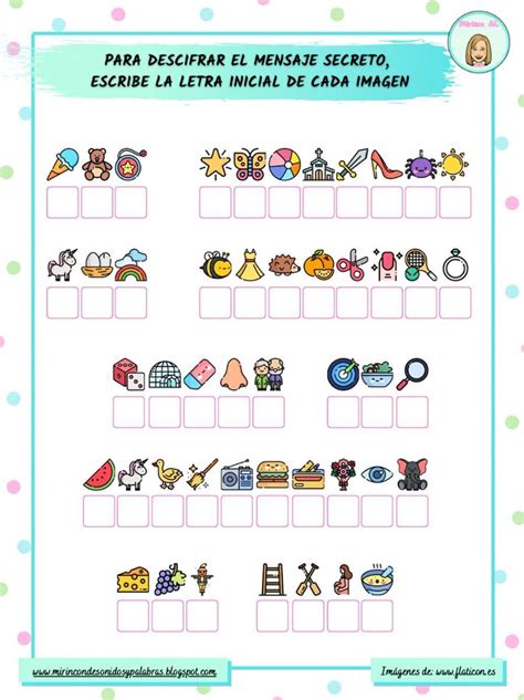 Mensaje Secreto Free Worksheet Palabra Secreta Primaria Mensajes