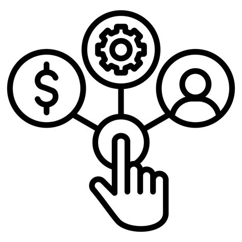 Resource Allocation Icon Line Vector Illustration 35642064 Vector Art At Vecteezy