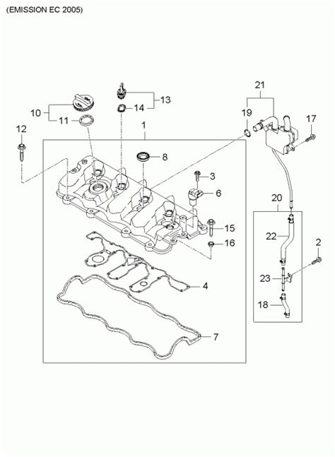 Прокладка крышки блока цилиндров Hyundai/kia