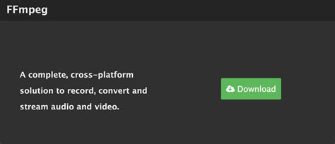 轻松在Linux Mac Windows上配置FFmpeg开源音频工具 腾讯云开发者社区 腾讯云