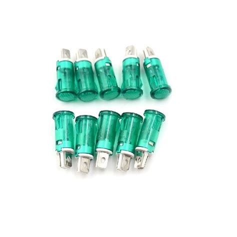 Green Ac220v Mdx 11a Butterfly Type Indicator Light Darkoct02