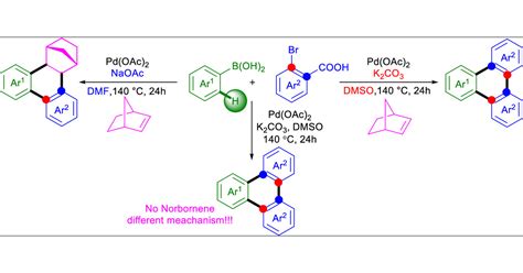 Basesolvent Controlled Divergent Synthesis Of Norbornane Fused Dihydrophenanthrenes And