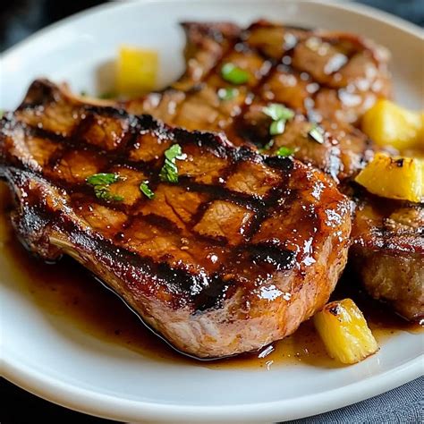 Grilled Pineapple Chili Beef Chops Recipe Irresistibly Delicious