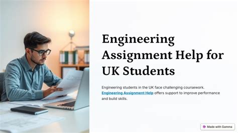 Ppt Best Engineering Assignment Help For Students In The Uk