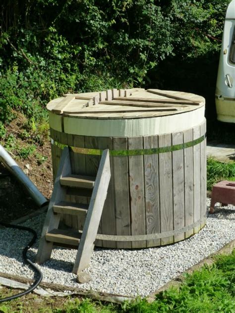 Wooden Log Fired Hot Tub For Sale From United Kingdom
