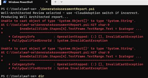 unable to cast object of type error when running the