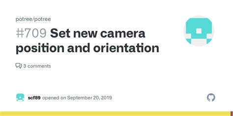 Set New Camera Position And Orientation · Issue 709 · Potreepotree
