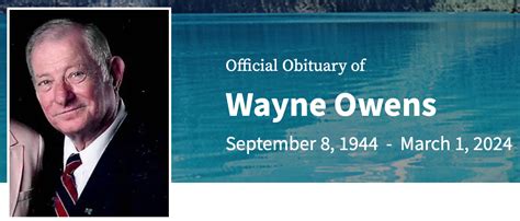 In Memory Of Wayne Owens